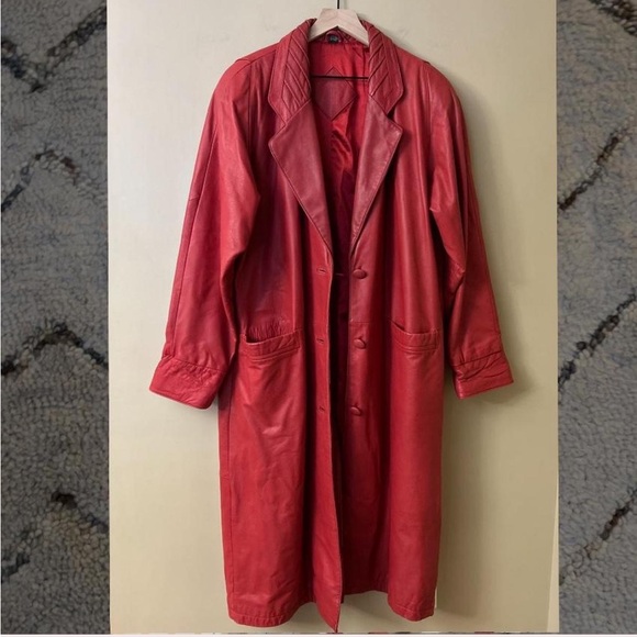 Jacqueline Ferrar | Jackets & Coats | Vintage Jacqueline Ferrar Red ...